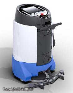 交通新聞 電子版｜東武・日本信号 自動床洗浄ロボット 百貨店、駅などに試験導入